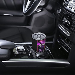 LAZHANG Amy Music Winehouse Stainless Steel Insulated Car Sippy Cup With Lid Travel Mug for Cold Hot 20 oz