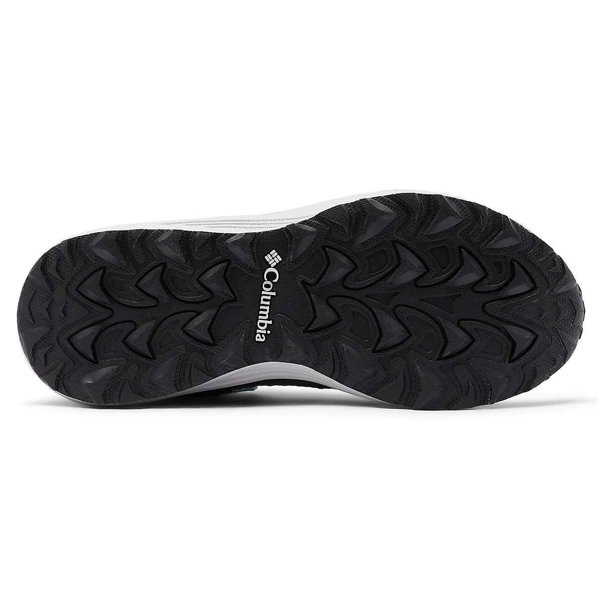 Columbia Womens Trailstorm Mid Waterproof Hiking Shoe, Graphite/Dusty Green, 8.5 Wide US