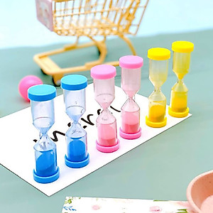 Hourglass Sand Timer 20 Secs, Random Colors Small Sand Clock Count Down Sandglass Timer Toy Random Color 1 Pack