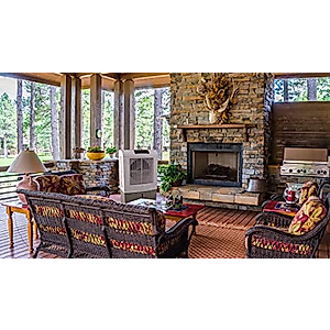 Hessaire MC26A Portable Evaporative Cooler, Humidifier, 2100 Cubic FPM, Cools 700 Sq. Ft., 2.5 GPH, White. For Garages, Shops, Patios, Pools, Workshops, Includes Remote Control for Ease of Operation