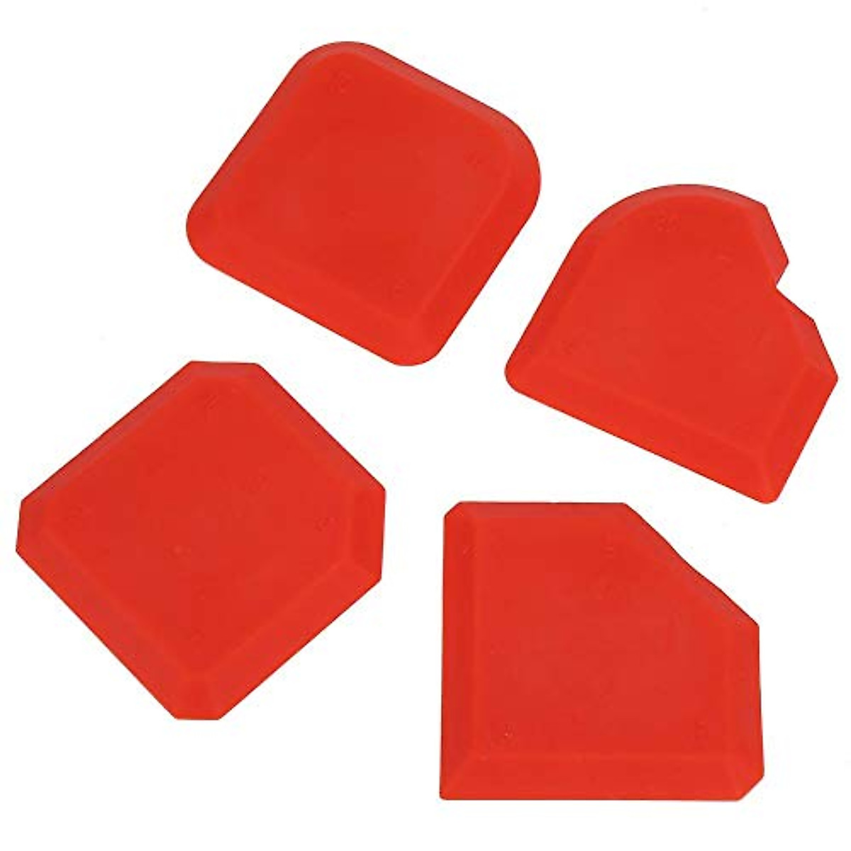 4 Pieces Caulking Tool Kit Silicone Sealant Remover Applicator Cleaner Tool Kit for Kitchen Bathroom Floor Caulking, Cleaning, Sealing