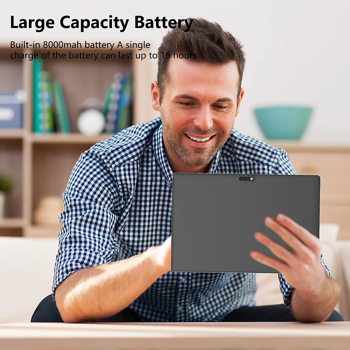 Tablet 10 Inch Android 11 Tablets With Case, 2GB RAM+32GB ROM+512GB Expand，6000mah Battery, Quad-Core Processor Tableta, 8MP Dual Camera WiFi 10.1'' IPS HD Touch Screen Incloud Case Screen Flim Stylus