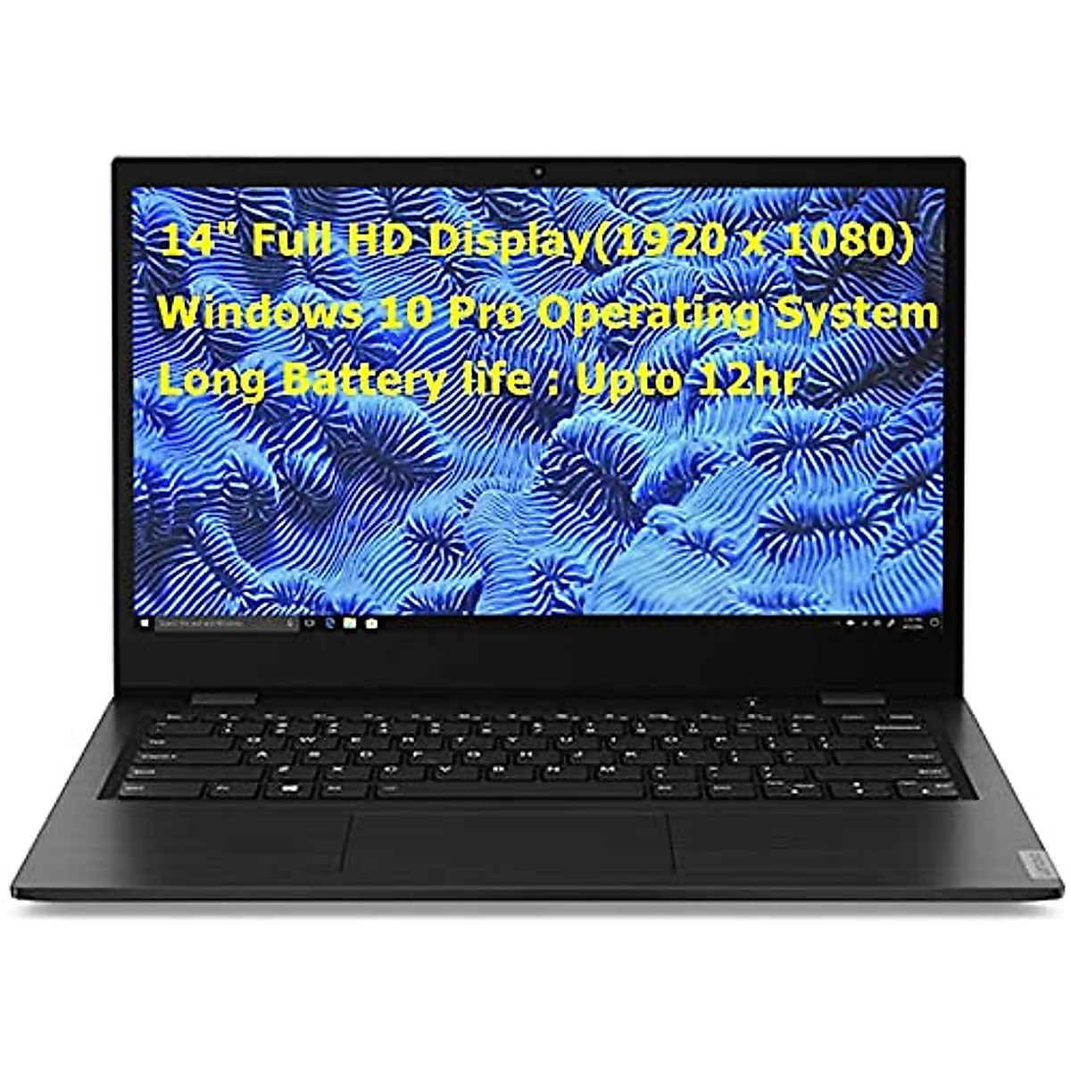 Lenovo Ideapad Thin and Light Laptop, 14.0" FHD (1920 x 1080) Display, AMD A6-9220C, 4GB, 64GB eMMC, Windows 10 Pro, HD Webcam, USB-C, HDMI, Wi-Fi, Bluetooth, w/ Accessories (Windows 10 Pro)