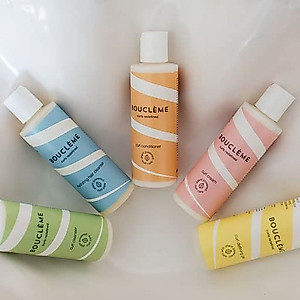 Bouclème - Curls Travel Kit - Includes Hair Cleanser, Conditioner & Curl Defining Gel - Protects & Nourishes Curls - Natural and Vegan - Haircare Travel Kit for Curly Hair - 10.1 fl oz