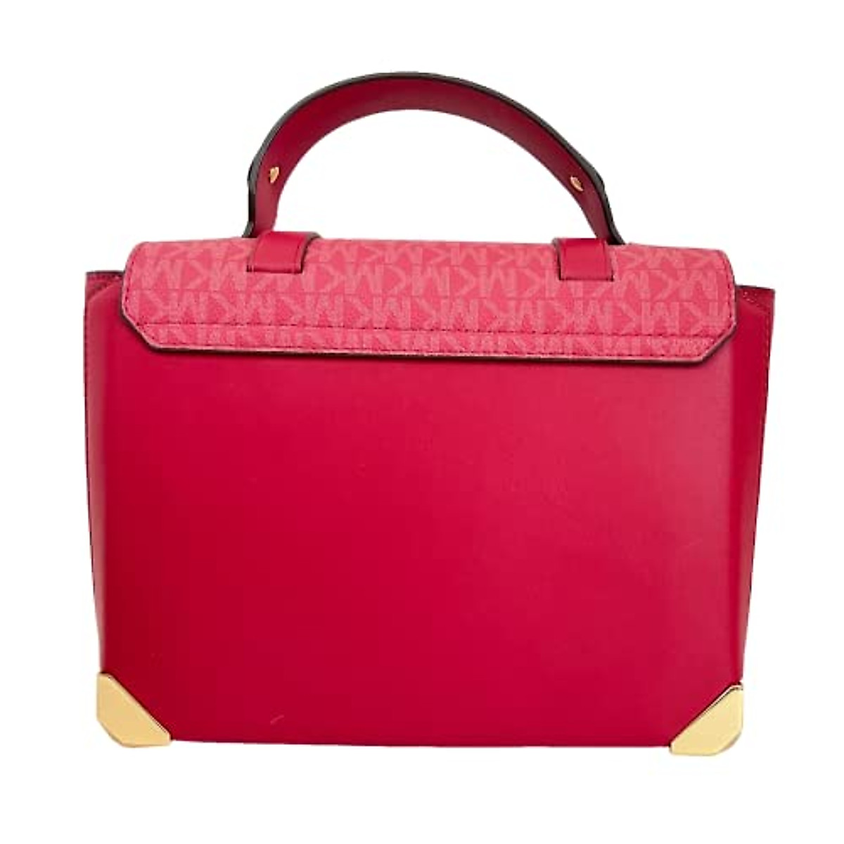 Michael Kors Berry Multi Manhattan Medium Top Handle School Leather Satchel