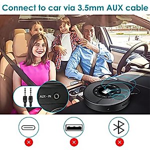 KOVCDVI Portable CD Player for Car Bluetooth CD Player with Speakers 1500mAh Rechargeable Battery Personal CD Players with Display Headphones Memory Function PROG Repeat Mode Supports USB MP3 AUX Play