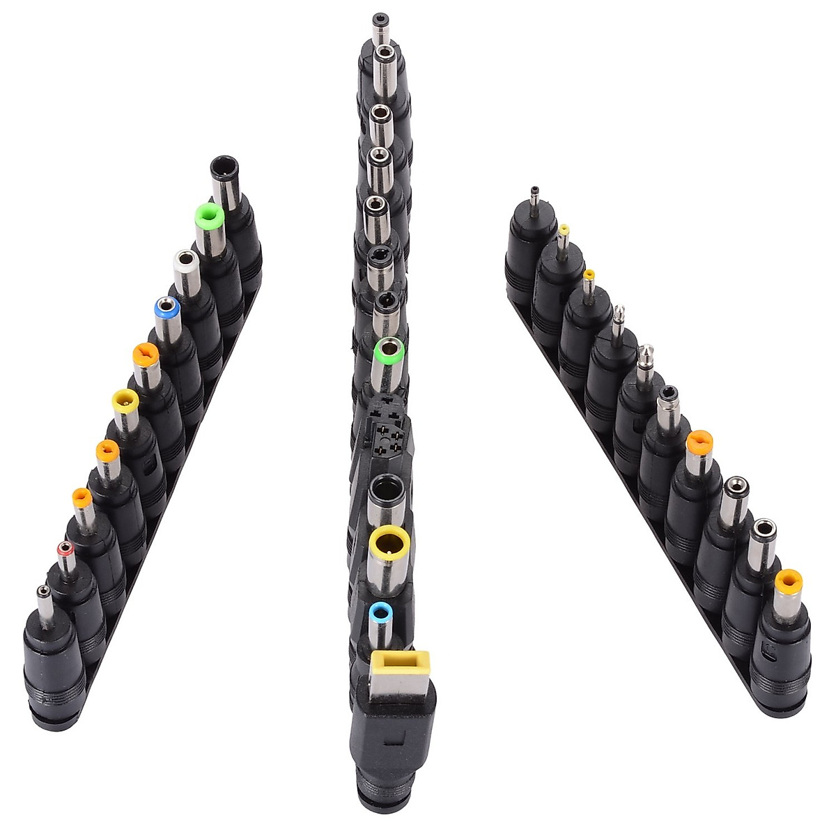 SoulBay 34pcs Universal Laptop Notebook Input DC Plug Set Jack Tips for Lenovo Toshiba Dell HP Asus and Most Laptops