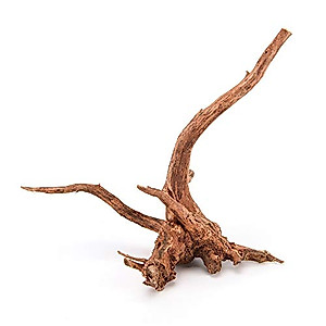 Tfwadmx Natural Driftwood for Aquarium, 4 Pcs Wood Aquarium Decorations Fish Tank Log Reptile Tree Branches