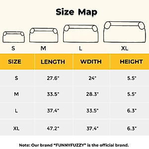 FUNNYFUZZY Calming Dog Bed, Fluffy Fuzzy Dog Mat for Sofa Protector with Removable Washable Cover for Dogs and Cats (Grey,47.24 * 37.4 * 6.3 in)