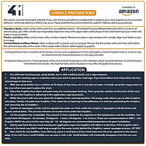 Mercury Outboards Mercury 40 F.S. EFI (2005-2007) US Flag Outboard Compatible Replacement Decal (Sticker) Set