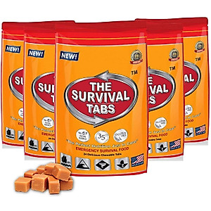 Survival Tabs 5-Pack 24 tabs per pack Butterscotch