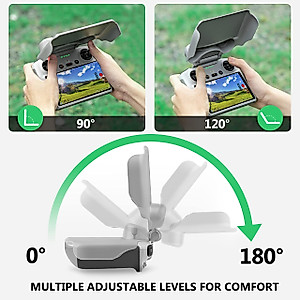 STARTRC Mini 3 2 in 1 Sun Hood, RC Joysticks Protector Sunshade for DJI Mini 3 Pro/Mini 3/Air 2S/Mavic 3 Classic/Mavic 3 Pro RC Remote Controller Full Screen Protection Accessories(Only for RC)