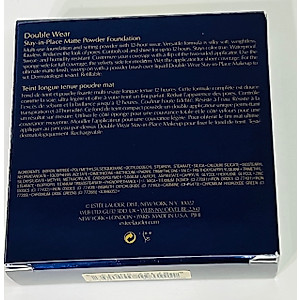 Estee Lauder Double Wear Stay-in-Place Matte Refillable Powder Foundation 4N1 Shell Beige, 0.42 oz/ 12 g