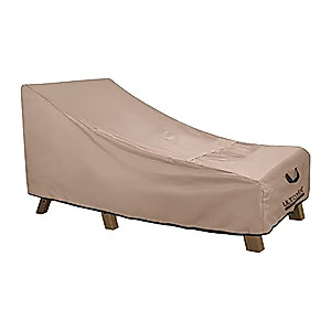 ULTCOVER Waterproof Patio Lounge Chair Cover Heavy Duty Outdoor Chaise Lounge Covers - 76L x 32W x 32H inch