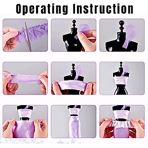 soputry Dress Design Craft Making Kit, Fashion Designer Kits for Girls with Mannequins Clothing Creative DIY Art Craft Toys, Doll Clothes Sewing Kit for Girls Ages 6-12+ Birthday Gift (Set A)