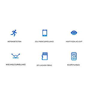 HD Security Camera,120° Wide Angle 1080P Camera Smart Security Camera,Remote Monitoring Home Security Mobile Camera