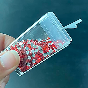 5D Diamond Painting Storage Box with 56/64 Grids, Transparent Organizer Box, Diamond Art Accessories for Rhinestones