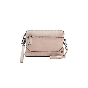 Frye Melissa Crossbody Wristlet, Nubuck Mushroom