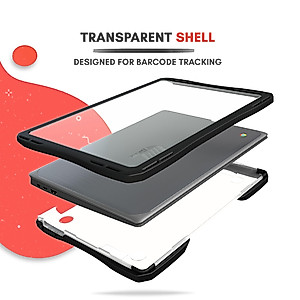 UZBL Case for HP Chromebook 11 G9 EE & for HP Chromebook 11 G8 EE | Protective Air Hard Shell Polycarbonate Laptop Clear Case Cover | Student-Proof Protection