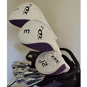 Ladies Complete Golf Club Set - Driver, Fairway Wood, Hybrid, Irons, Putter, Clubs and Stand Bag Right Hand
