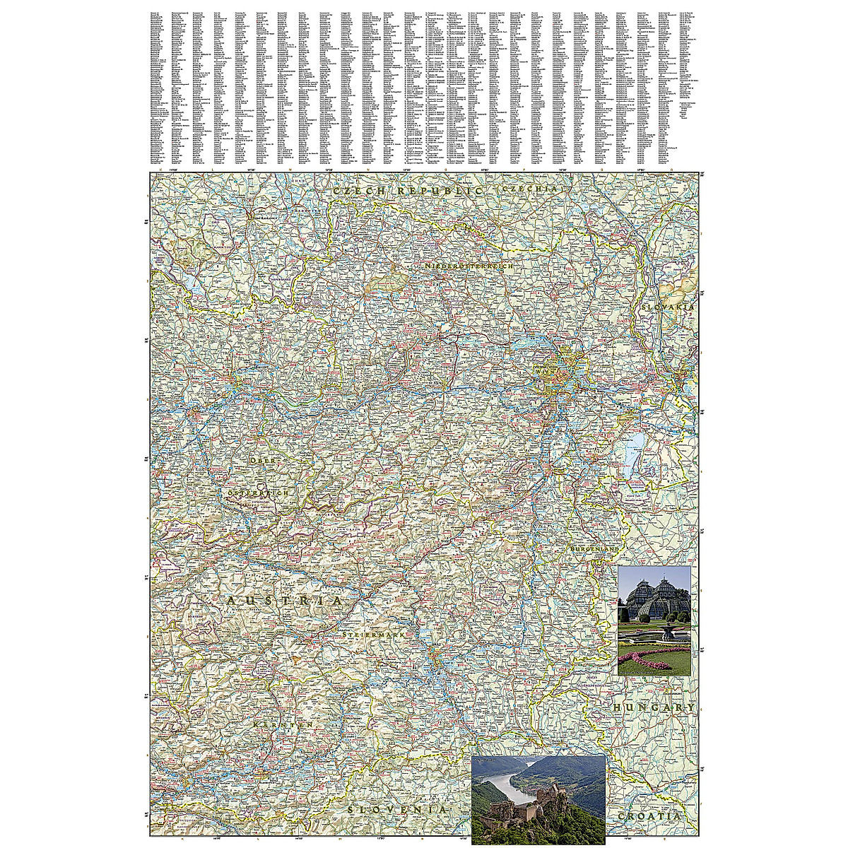 Austria Map (National Geographic Adventure Map, 3319)