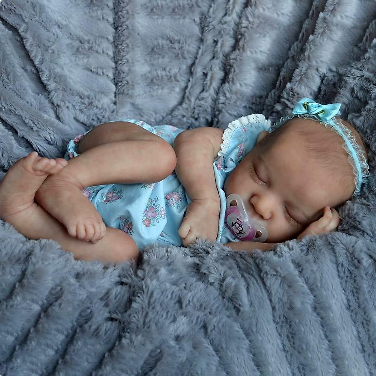 CHAREX Realistic Reborn Baby Dolls - 18 inch Newborn Baby Doll, Full Vinyl Body Therapy Dolls, Anatomically Correct Real Baby Girl Christmas Birthday Gift Set for Kids Age 3 +