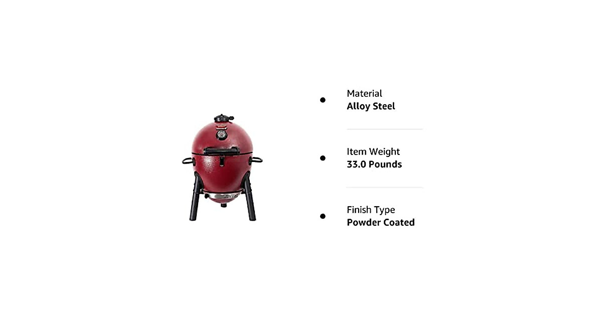Char-Griller AKORN Jr. Portable Kamado Grill - Grill Anywhere!
