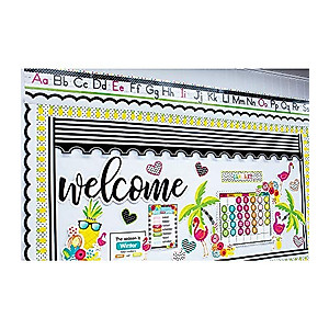 Schoolgirl Style - Simply Stylish Tropical | Life Is Sweet Bulletin Board Set, 25 Pieces