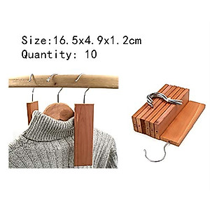 FunSpt 10 Pcs Cedar Blocks with Fragrance Odor 100% Nature Aromatic Red Ceder Blocks Cedar Planks