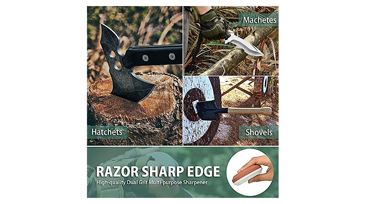 NedFoss Dual Grit Axe & Hatchet Sharpening Puck