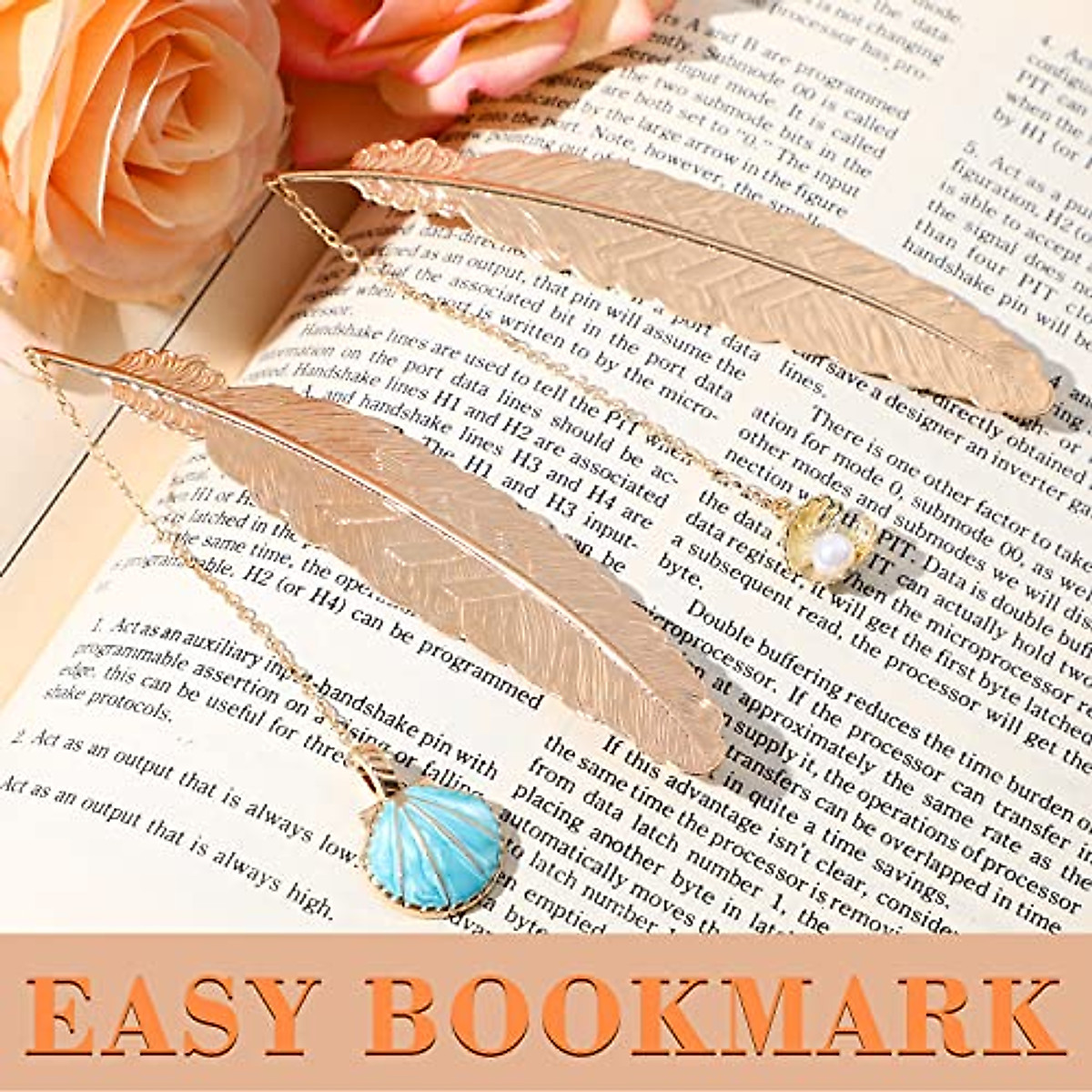 4 Pcs Metal Bookmarks Teacher Bookmark Back to School Gift Thank You Gifts Inspirational Bookmark Teacher Appreciation Gifts Graduation Birthday Gifts Bookmarks Christmas Gift for Book Lover Women Men
