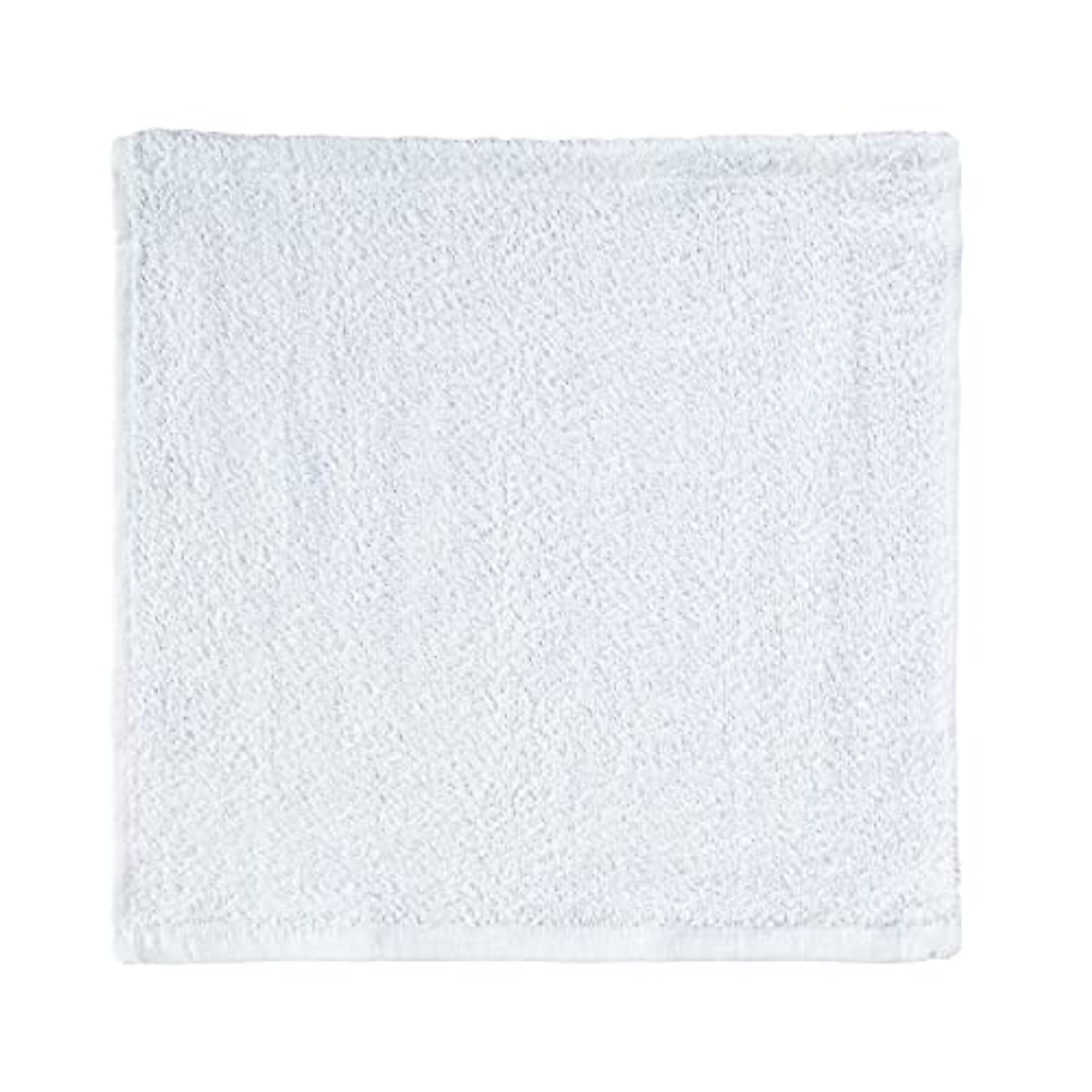 Arkwright Eclipse White Irregular Washcloths - Bulk Case Pack of 300 - Perfect wash Cloth Towels for Home, Kitchen, Bathroom, Hotel, Spa, Resort -1 Lb/Doz