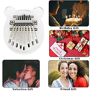 8 Key Mini Kalimba Piano Pendant Gift Marimba Musical good accessory exquisite Finger Thumb