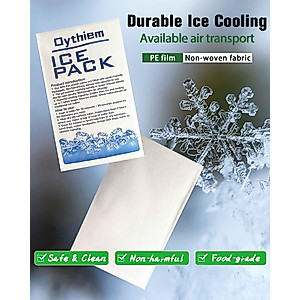 Oythiem Ice Packs for Kids Adults Lunch Bag Boxes, Seafood, Meat Food, Breastmilk, Travel Camping, Cooler Shock Ice Packs for Coolers Long Lasting Reusable, Keep Long Cool 12 to 24 Hours (8 Packs)