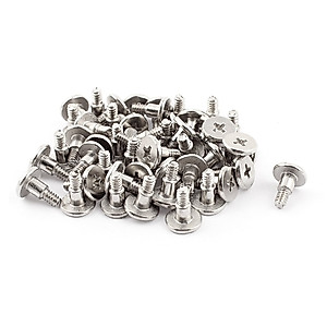 uxcell Laptop Shockproof Phillips Flat Head Bolts HDD Hard Drive Screws 50pcs