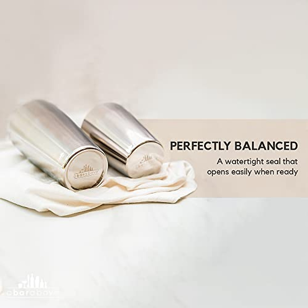 A Bar Above Weighted & Unweighted Shakers (Weighted/Unweighted, Stainless Steel)