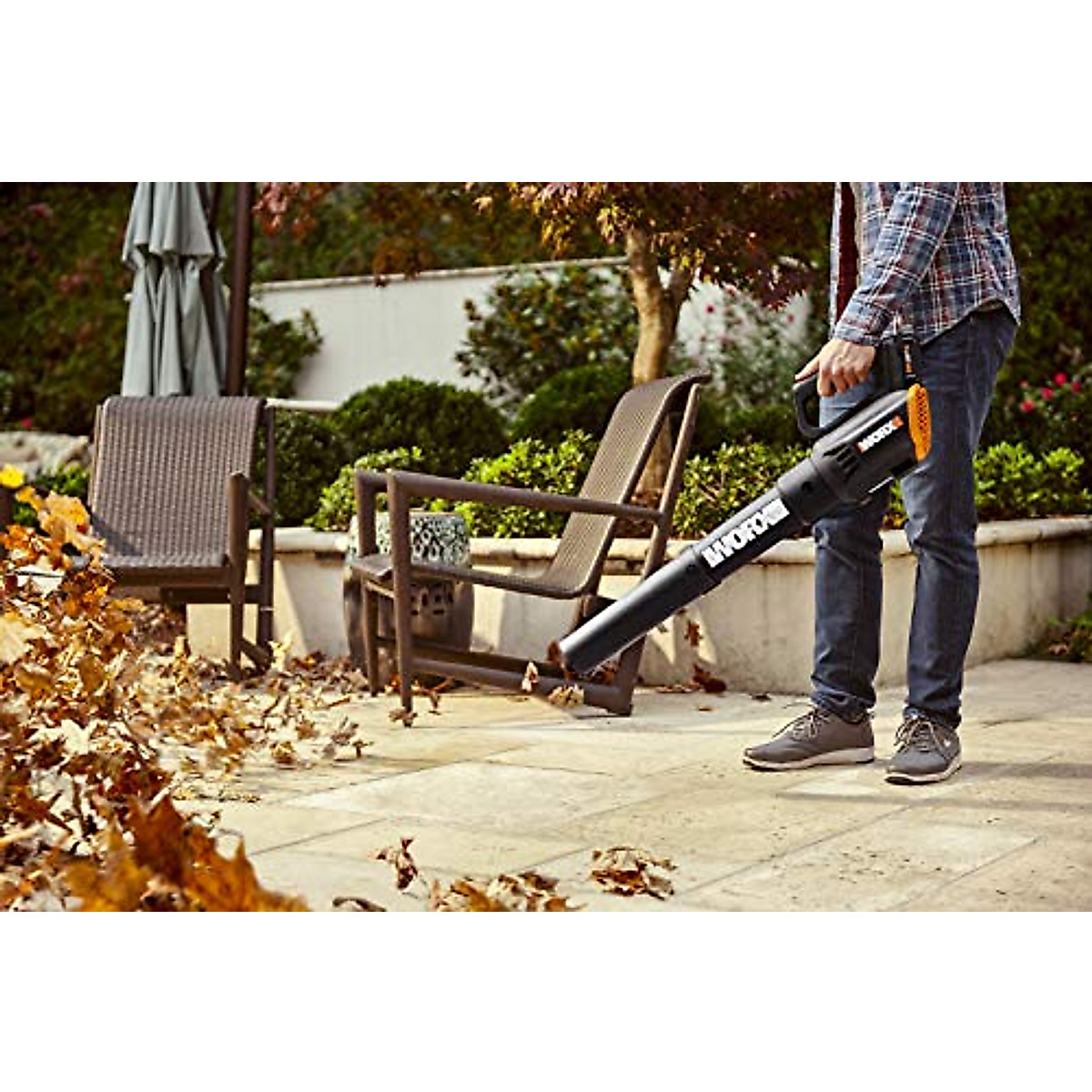 WORX 20V Turbine Cordless Two-Speed Leaf Blower Power Share - WG547 (Battery & Charger Included)
