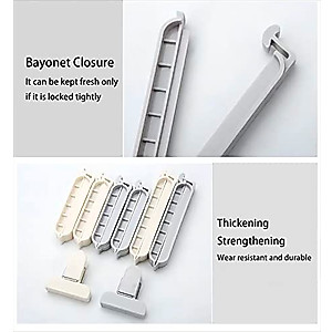 Large, Medium and Small Chip Clip Mix of 8 - Chip Clips with Strong Grips Keep Your Food Fresh These Easy-to-Use Bag Sealers Will Eliminate Waste 8-Piece Sealing Clips