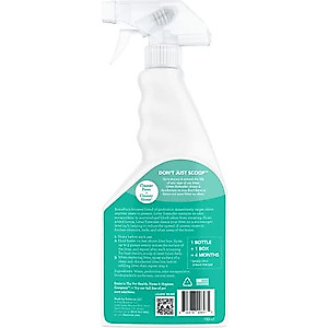 BoxiePro Scoop & Spray Litter Extender – Gently Scented- 24 oz- Probiotic Formula- Cleans and Extends The Life of Your Litter -Best Litter Box Odor Eliminator & Deodorizer