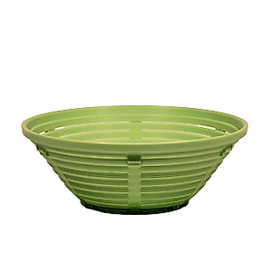 9 Inch Banneton Bread Proofing Basket - Plastic Banneton Sourdough Proofing Basket for Bakers - Anti stick Baskets for Bread Baking - Easy Removal of sticky dough