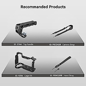 SmallRig Baseplate for Sony Alpha 6700, Bottom Mount Plate Built-in Quick Release Plate for Arca, Supporting Quick Switch Between Tripod and Stabilizer (DJI RS 2 / RSC 2 / RS 3 / RS 3 Pro) - 4338
