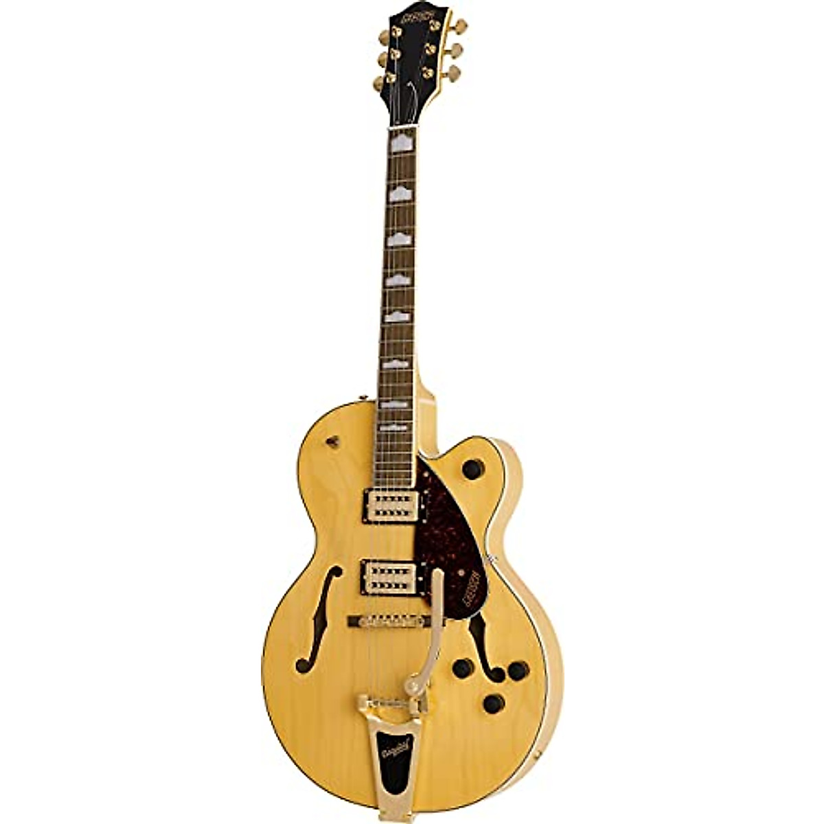 Gretsch G2410TG Streamliner Hollow Body Single-Cut with Bigsby and Gold Hardware, Laurel Fingerboard Electric Guitar (Right-Handed, Village Amber)