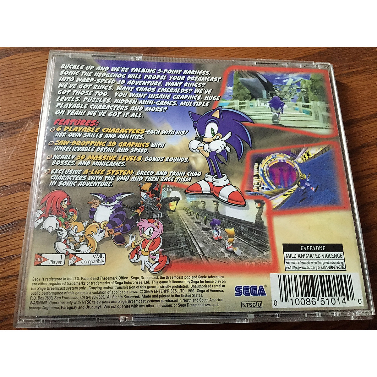 Sega Dreamcast Sonic Adventure Limited Edition