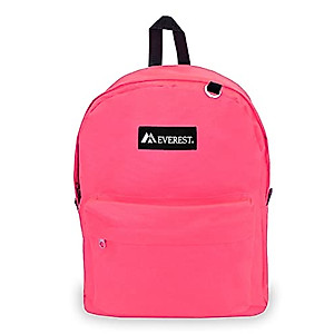 Everest 2045CR Classic Backpack, Hot Pink, One Size