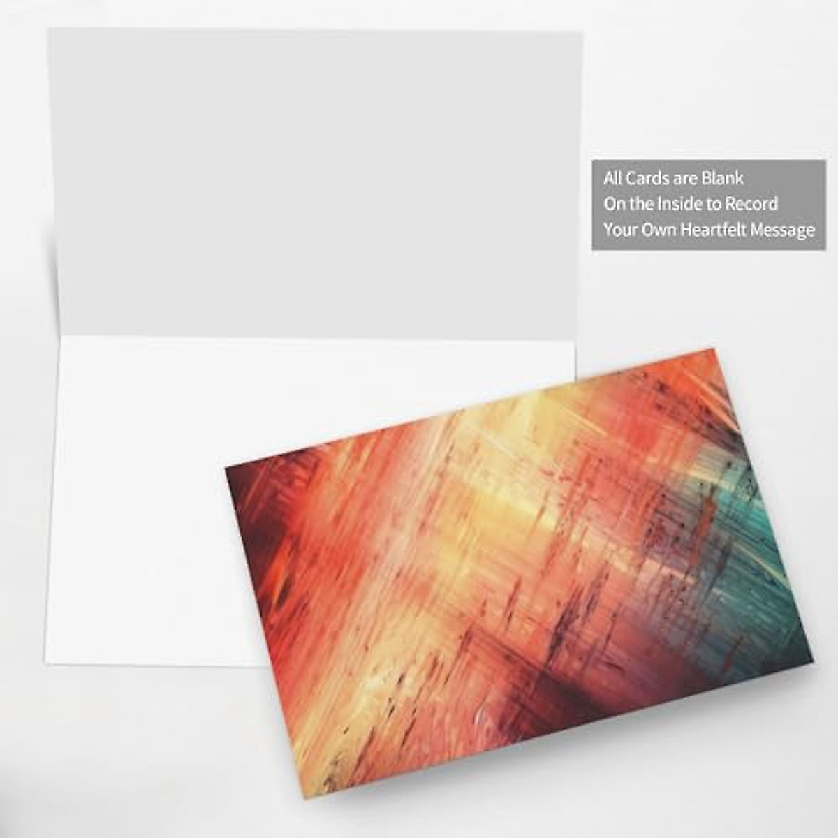 BONDIJ Greeting Cards With Envelopes Abstract Art Print Thank You Card Blank Cards For All Occasions Birthday Thank You Wedding Holiday Parties And More 4 X 6 In