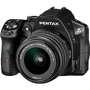 Pentax K-30 Weather-Sealed 16 MP CMOS Digital SLR with 18-55mm and 55-300mm Lenses (Black)