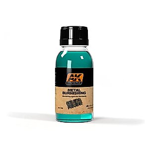 Metal Burnishing Fluid 100ml Bottle AK Interactive