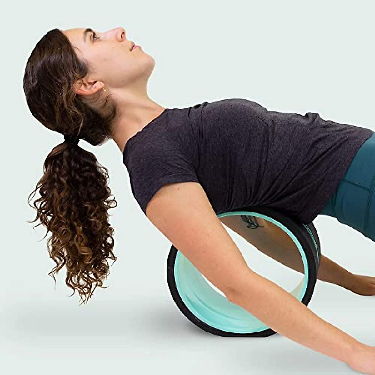 Chirp Wheel XL - Super Comfort Back Massage Roller, X-Large Back Stretcher with Extra Cushion, Wider, More Stable Base, and Sufficient Pressure, Back Cracking Device, Big Wheel Holds Up to 500 lbs.