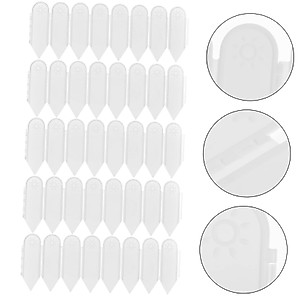 Happyyami 10 Pcs Outdoor Pet Fence Botanical Decor White Fence Pet Fences Garden Edging Plastic Fence Edgings Small Fence for Garden Dog Fence Outdoor Decorative Landscape Border Fringe Lawn