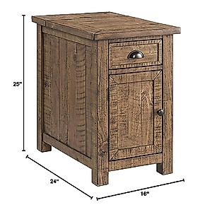 Martin Svensson Home Monterey, Chairside Table, Reclaimed Natural